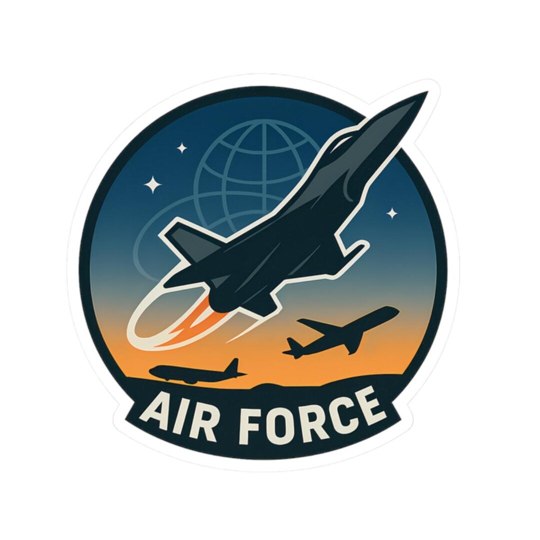 Sticker for Air Force Veterans, Airman, Pilots & Military Families ...
