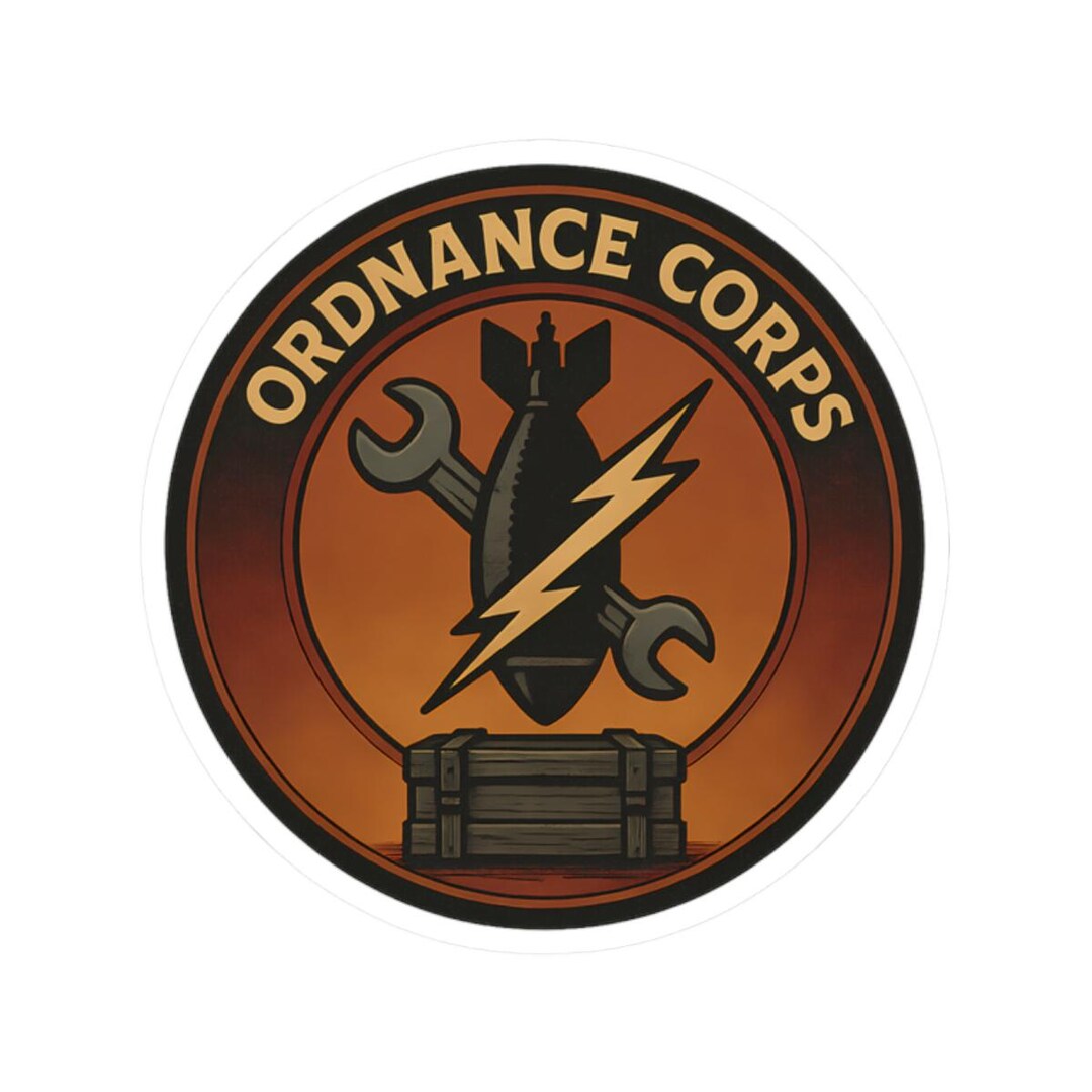 Sticker for Ordnance Corps Soldiers, Army Mechanics & Veterans ...