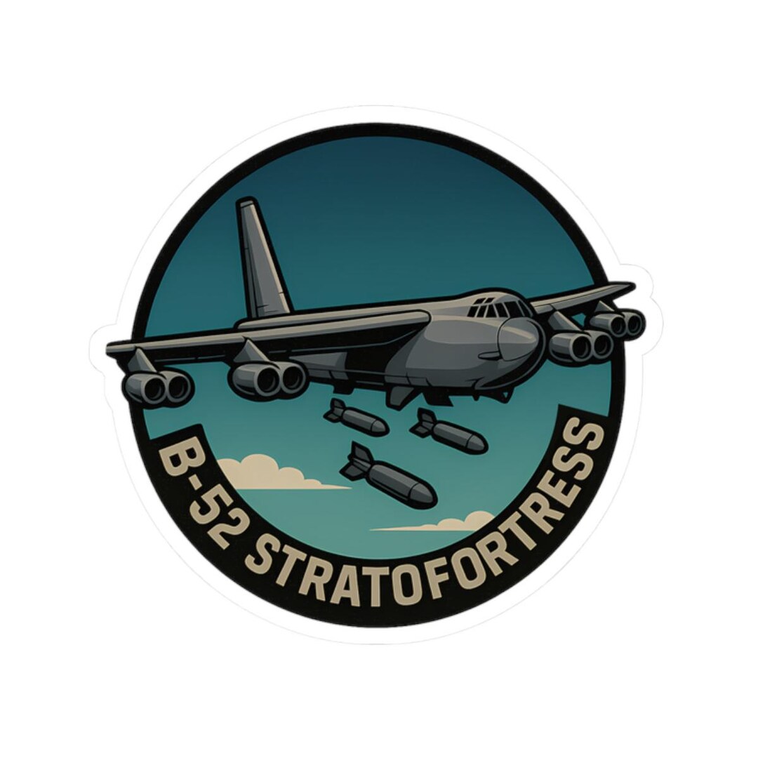 Sticker for Aviation Fans, B-52 Bomber Decal, Stratofortress Patch ...