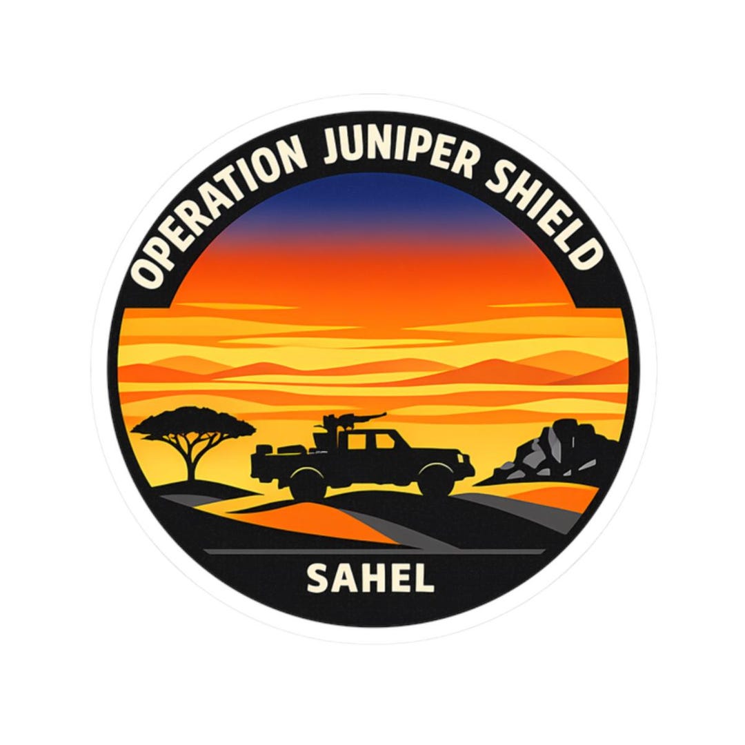 Sticker for Operation Juniper Shield Veterans | Sahel Deployment Decal ...