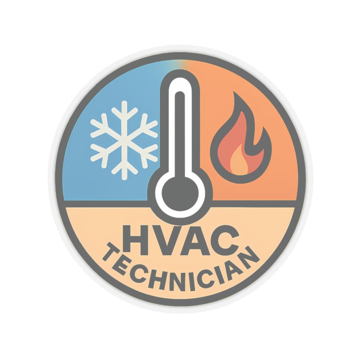Sticker for HVAC Technicians - Funny HVAC Tech Gift, Heating Cooling ...