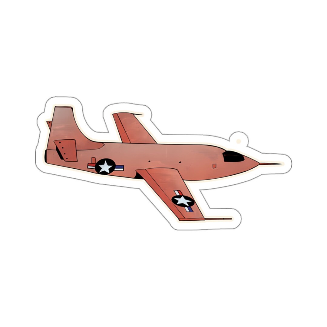X-1 Experimental Plane Stickers for Air Force Airmen Aviation Fans ...