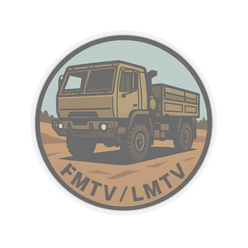 Sticker for Army Motor Transport Operators, FMTV LMTV Tactical Truck ...