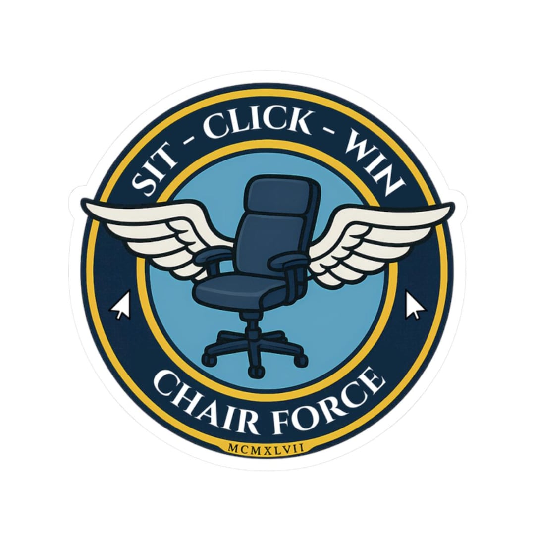 Funny Sticker for Air Force Airmen, Military Veterans, Pilots, Gift for ...