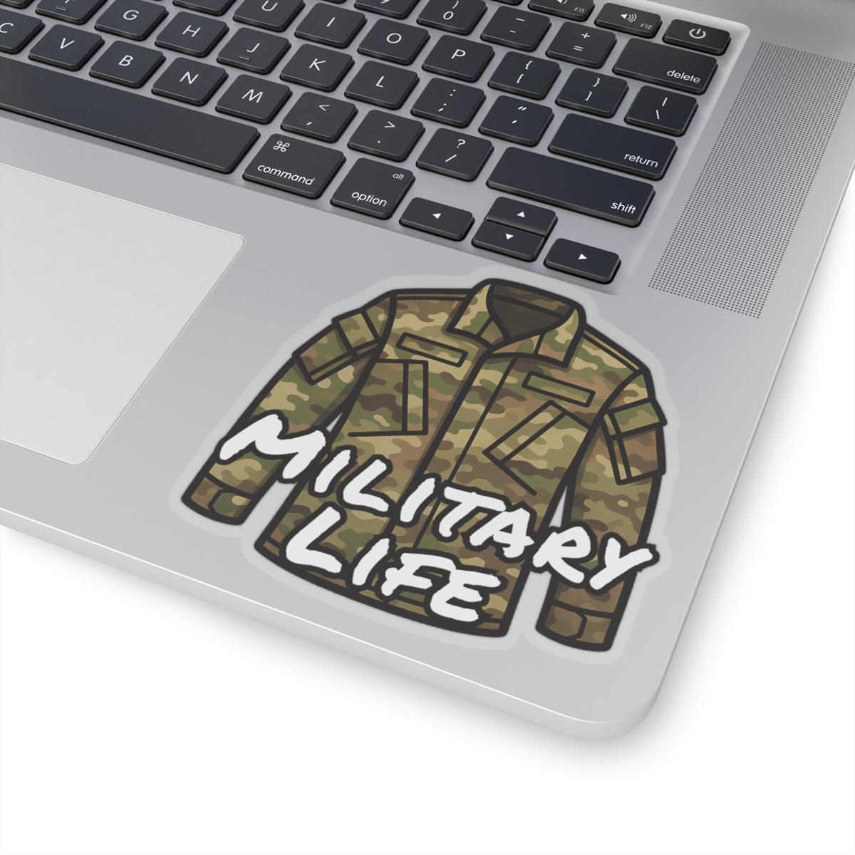 Military Life Sticker for Soldiers, Veterans, Army Families, Camouflage ...