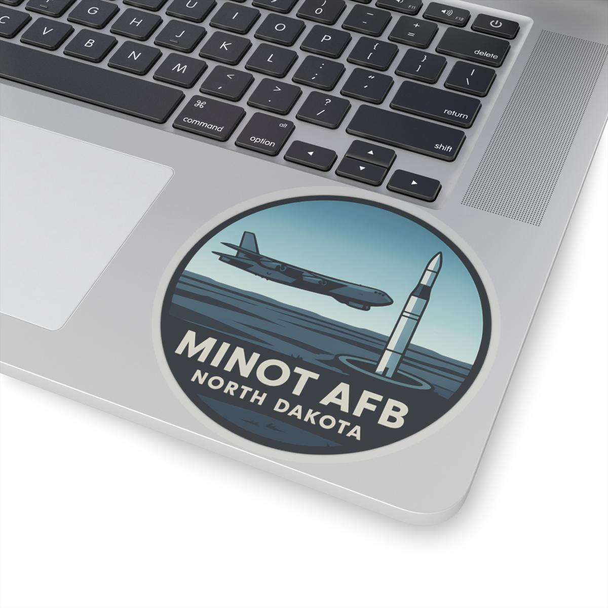 Minot AFB Sticker North Dakota - B-52 Bomber Missile Gift for Air Force ...
