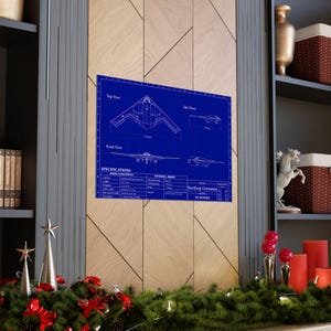 B21 Raider Bomber Poster for Air Force Airmen, Aviation Enthusiasts ...