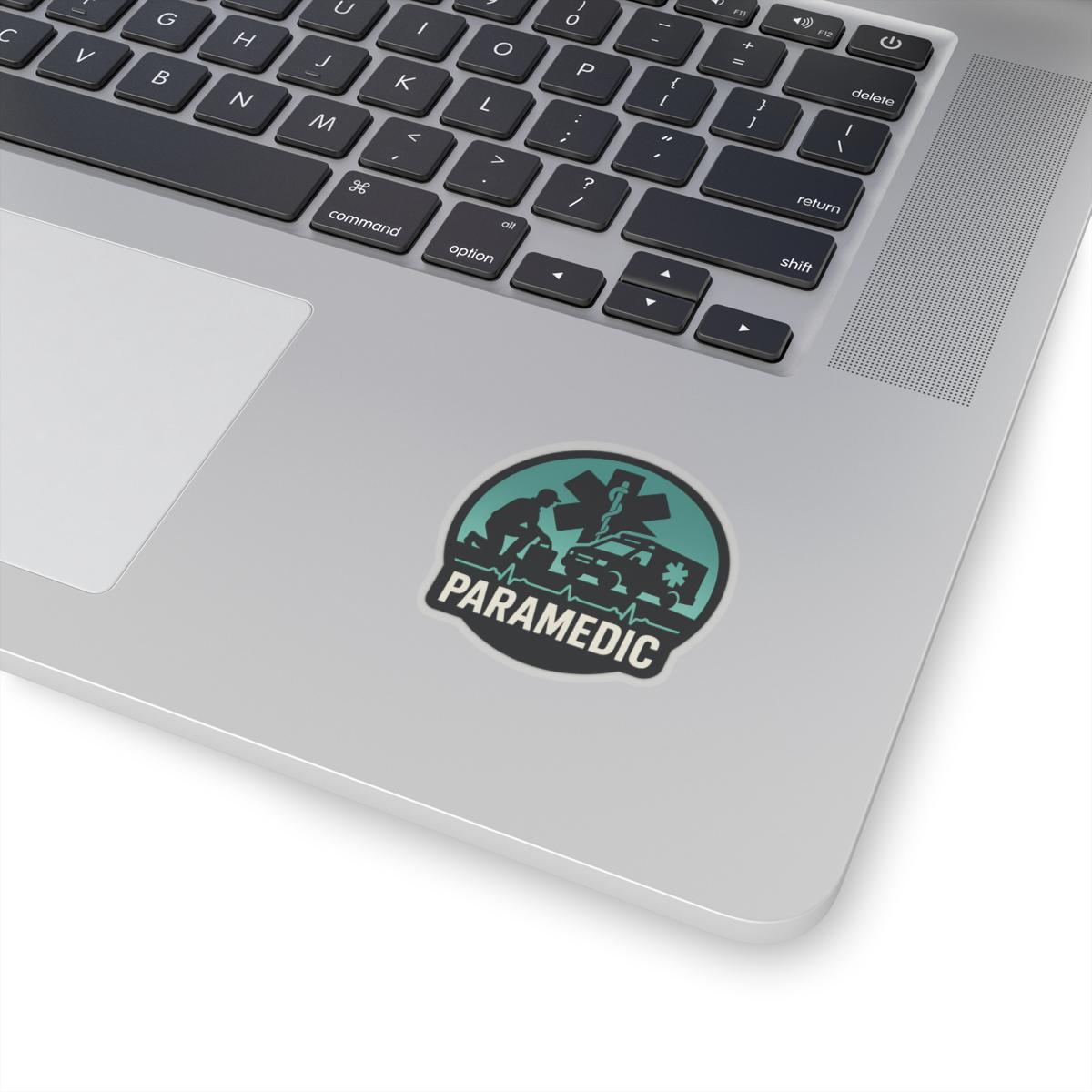 Sticker for Paramedics - Retro EMS Ambulance Silhouette, Star of Life ...