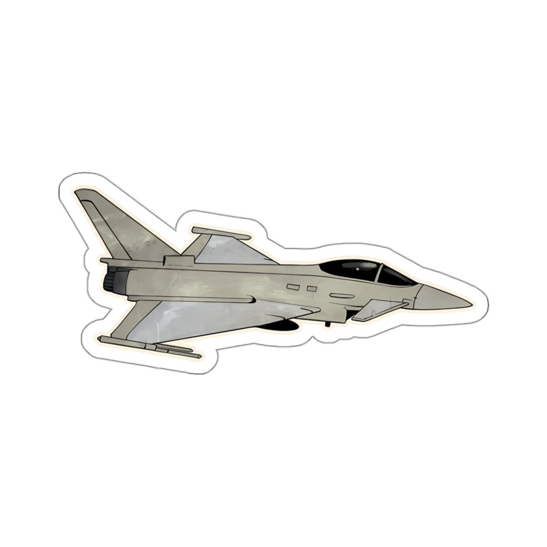 Eurofighter Typhoon Sticker for Aviation Fans, Military Enthusiasts ...