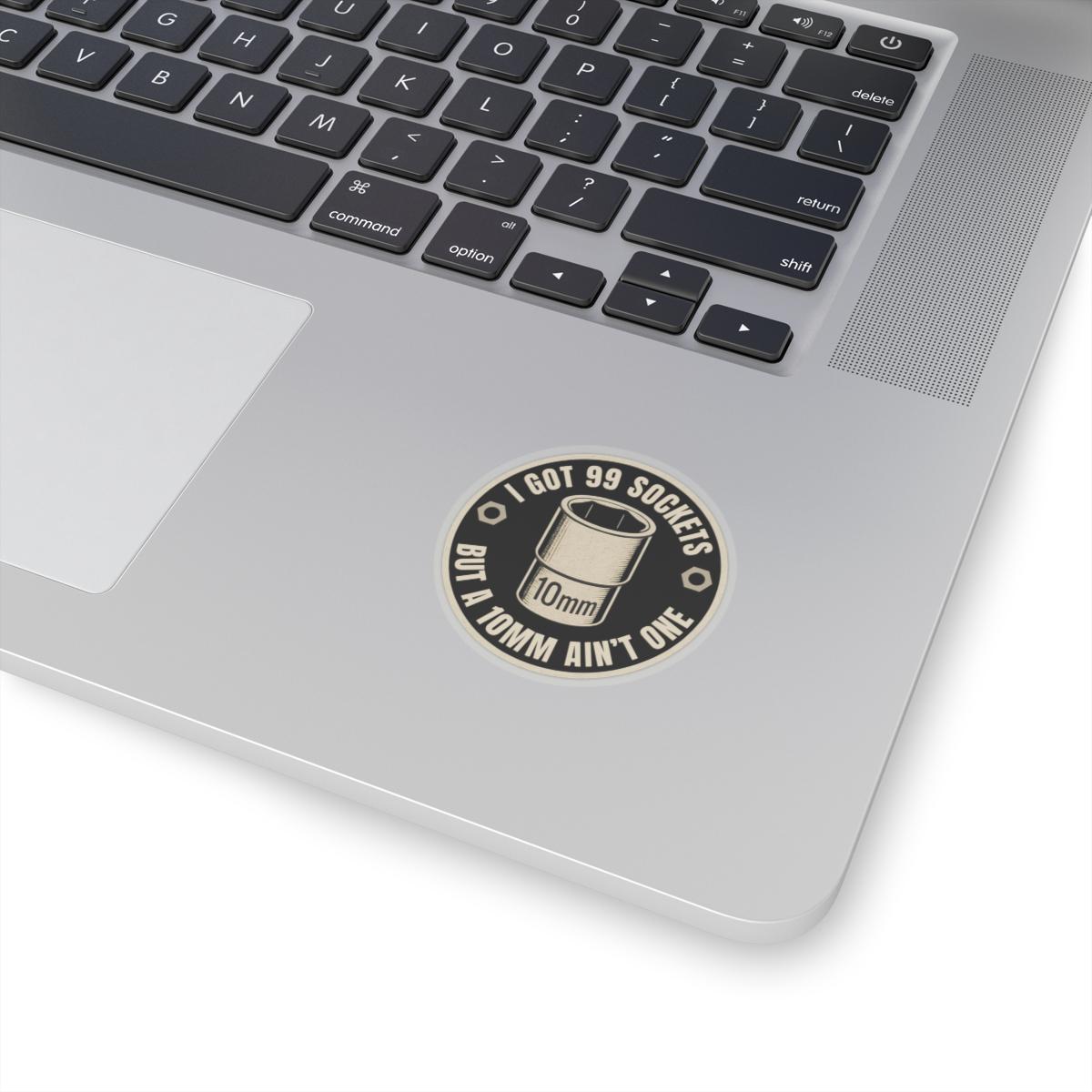Funny 10mm Socket Sticker for Mechanics, Car Guys, Tool Lovers, Garage ...