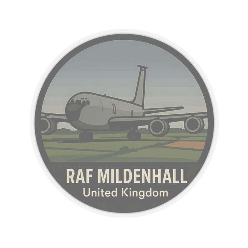RAF Mildenhall Sticker for Air Force Airman, Veterans, Military Brats ...