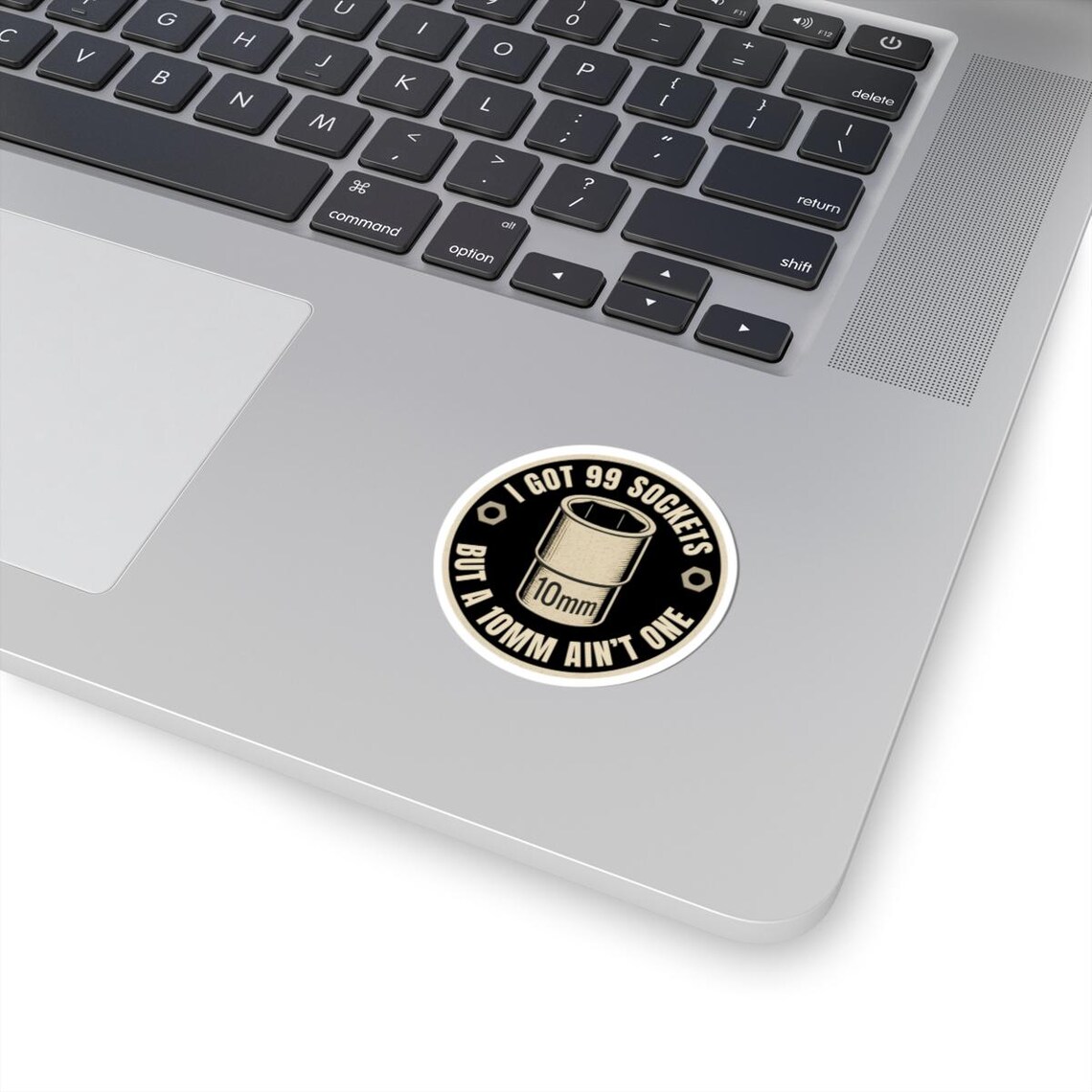 Funny 10mm Socket Sticker for Mechanics, Car Guys, Tool Lovers, Garage ...