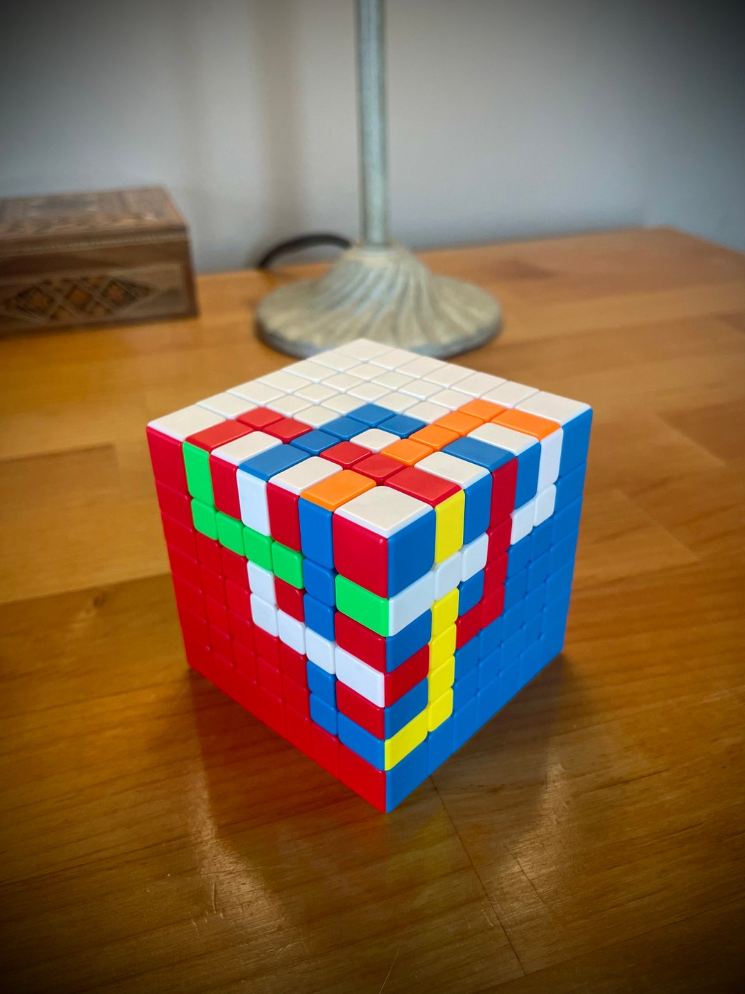 Custom 7x7x7 Cube Art - Etsy