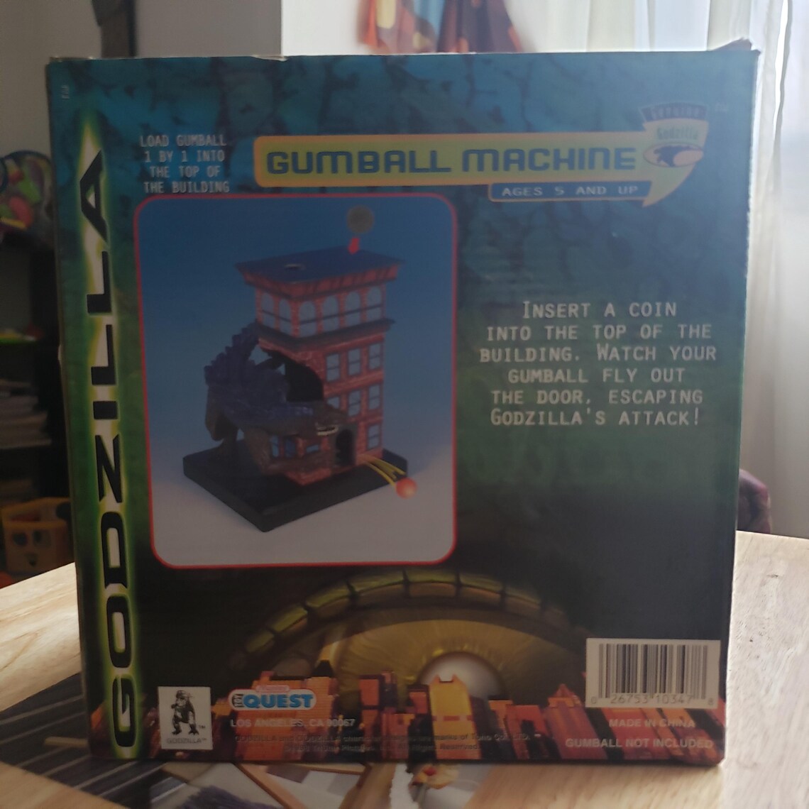 Godzilla Gumball Machine New - Etsy