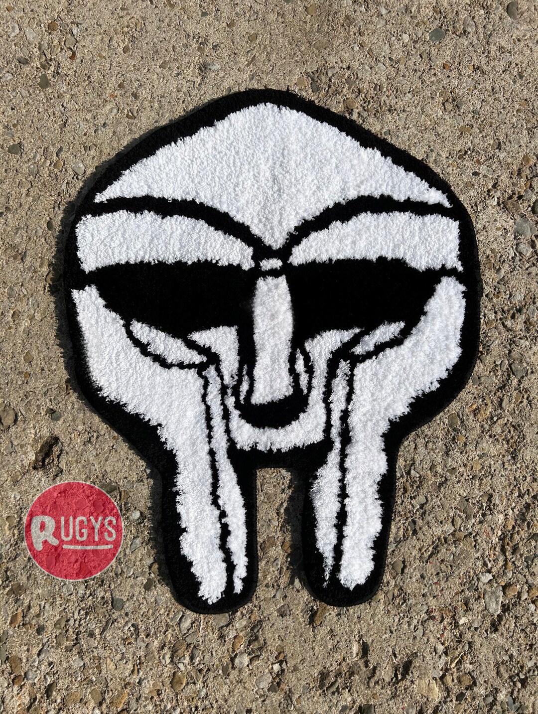 MF DOOM Rug 60x50cm handmadetuftedfluffyfundesignarea - Etsy UK