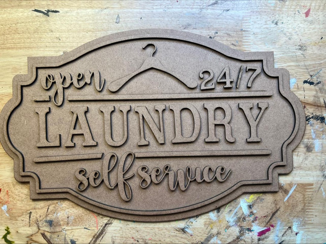 Laundry Sign - Etsy