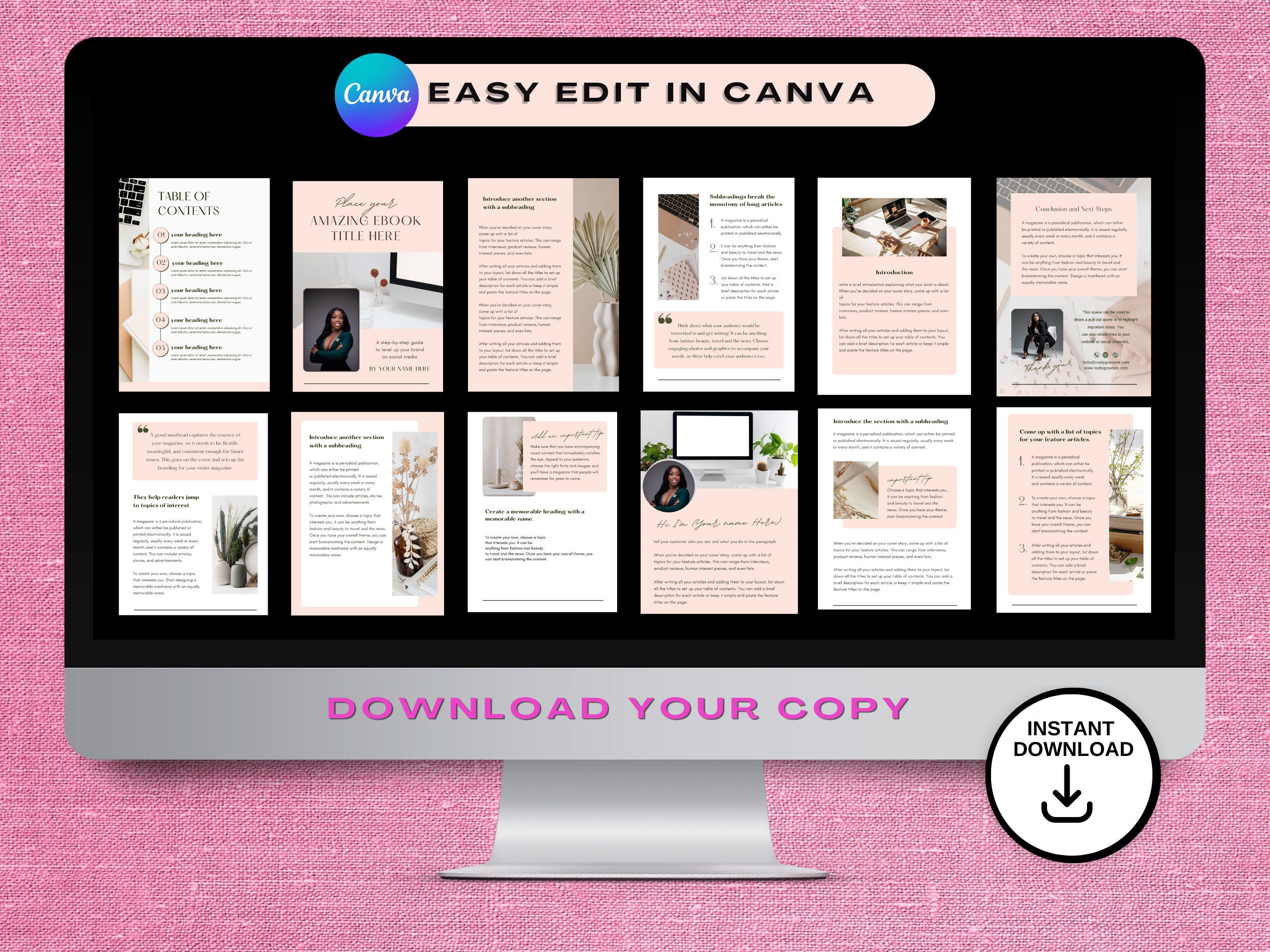 Ebook Template - Etsy