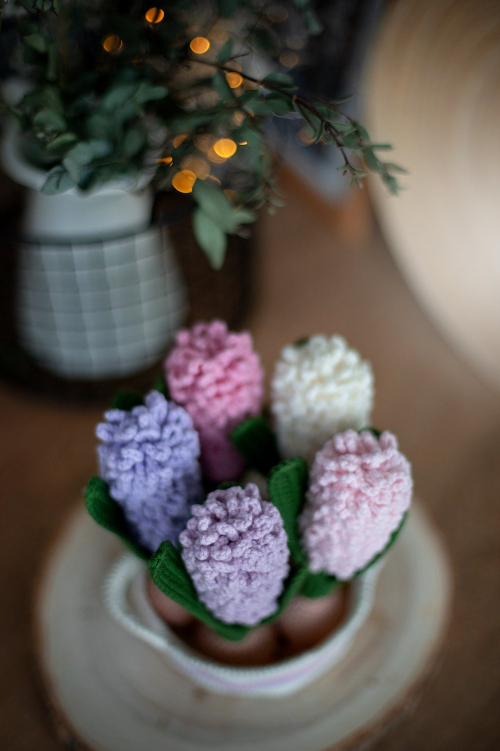 Amigurumi Hyacinth Crochet Pattern, Basket Decor (PDF Tutorial) - Etsy