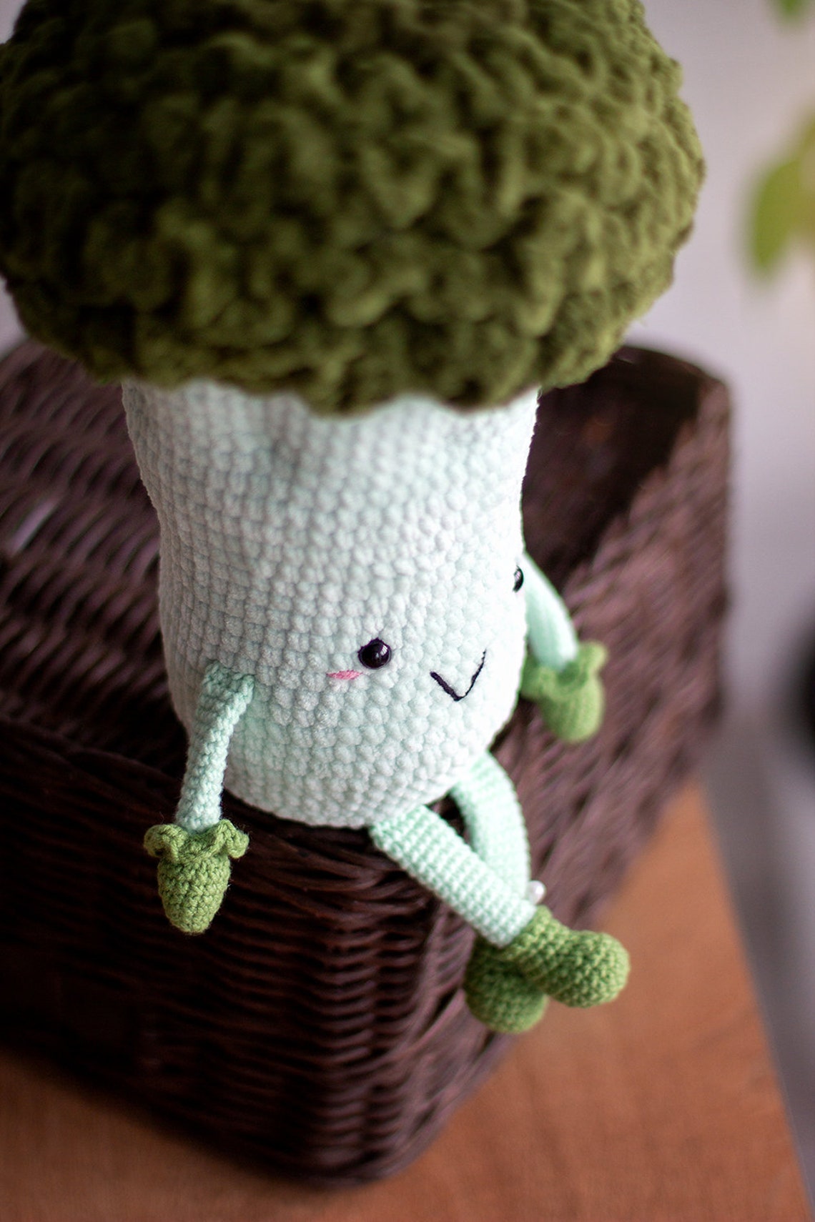 Amigurumi Pattern Crochet Plus Broccoli, Amigurumi Broccoli, Crochet ...