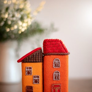 SET Amigurumi Pattern Crochet Small Houses, Houses for Decoration ...