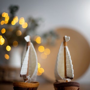 Crochet Sailboat, Amigurumi Marine Vessel, Pattern Boat, Pdf Tutorial ...