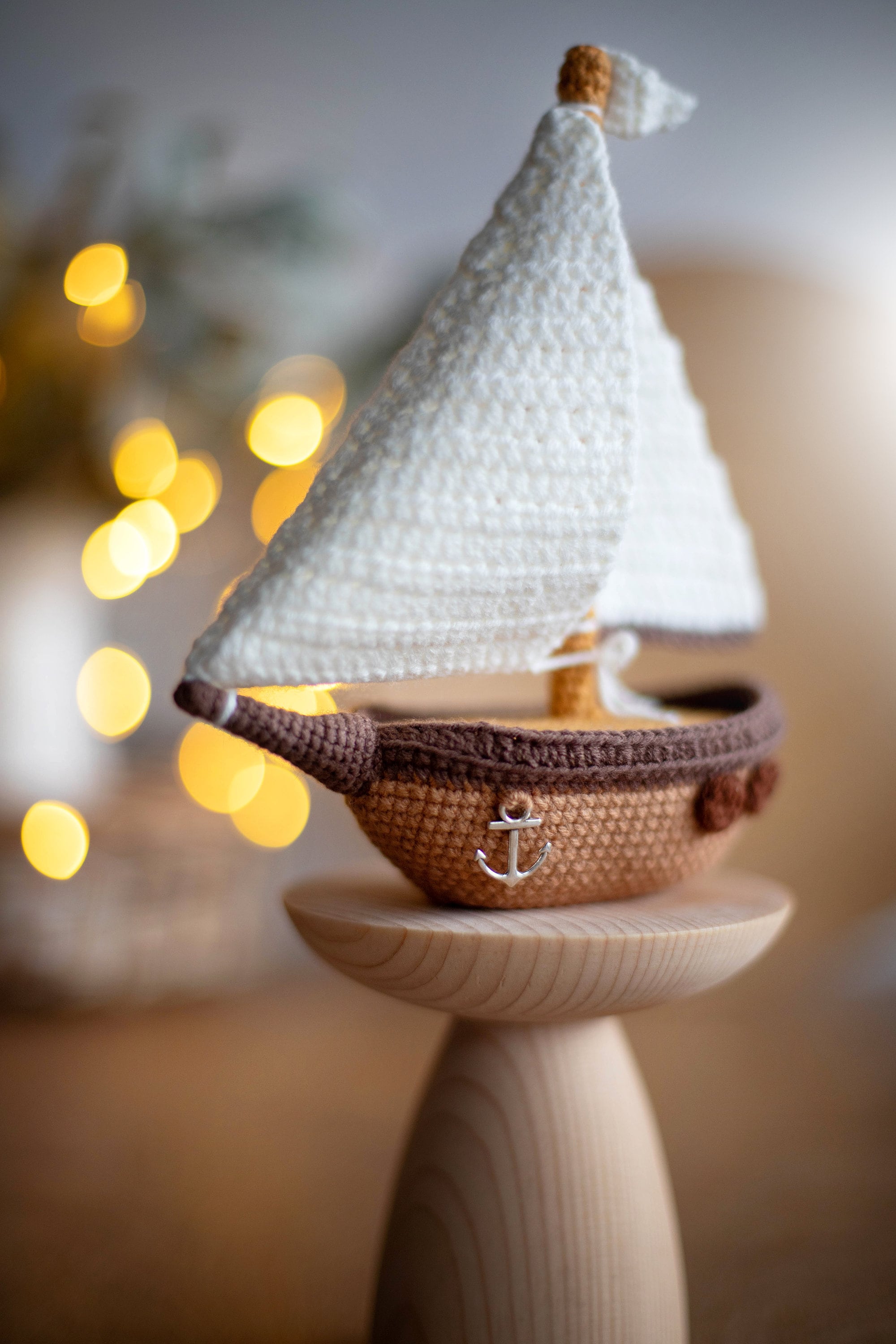 Crochet Sailboat, Amigurumi Marine Vessel, Pattern Boat, Pdf Tutorial ...