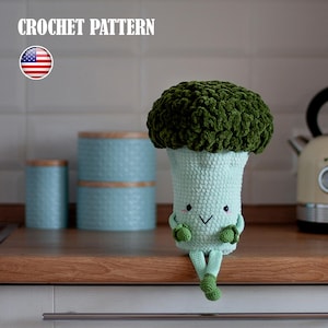 Amigurumi Pattern Crochet Plus Broccoli, Amigurumi Broccoli, Crochet ...