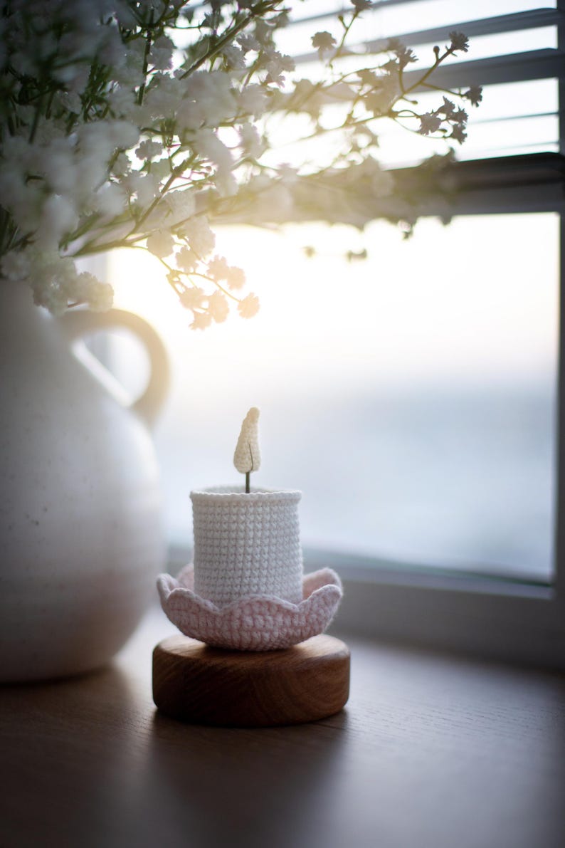 Crochet Spring Candle Holder Pattern, Amigurumi Decor (PDF Tutorial) - Etsy