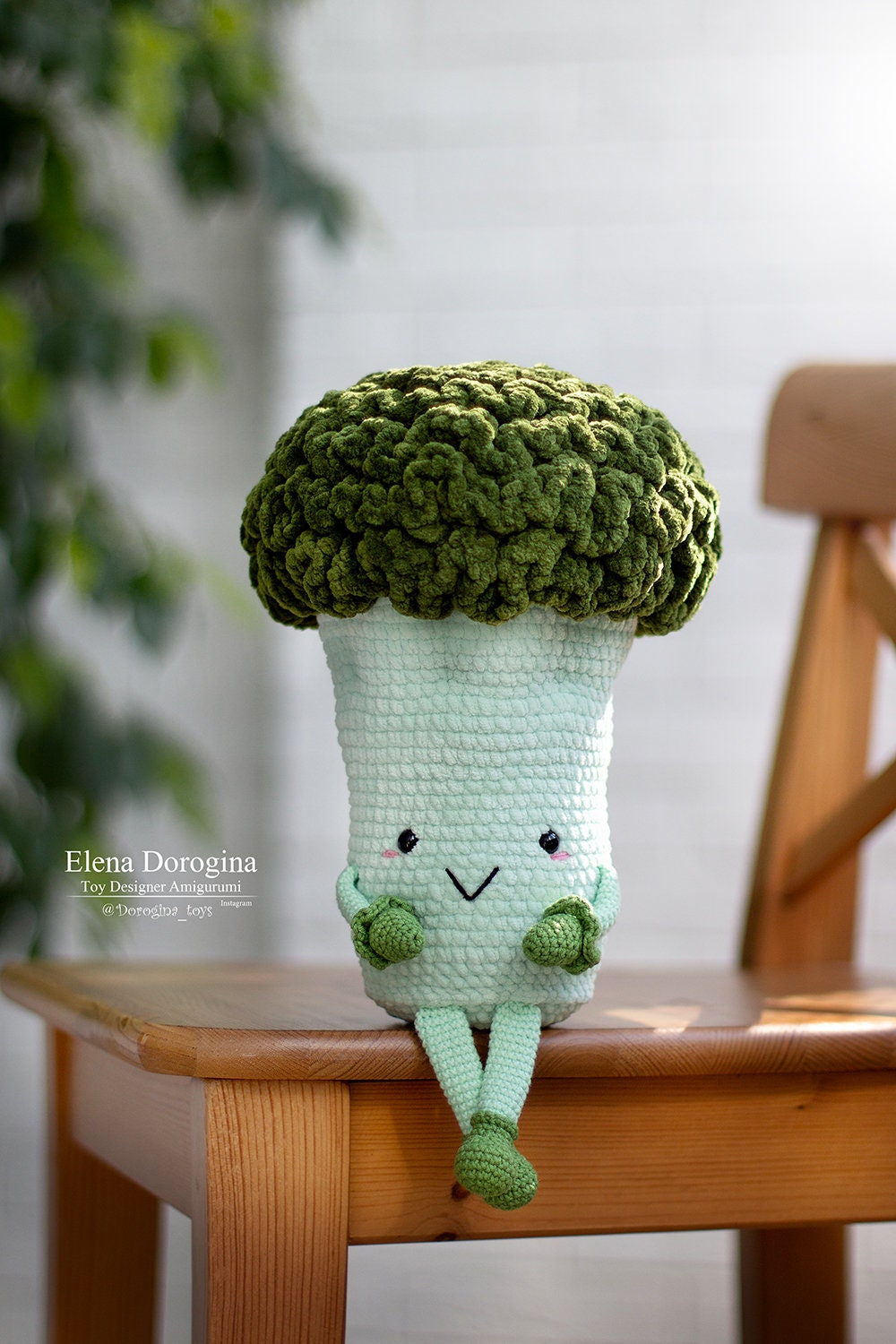 Amigurumi Pattern Crochet Plus Broccoli, Amigurumi Broccoli, Crochet ...