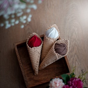 Amigurumi Ice Cream Crochet Pattern Set (PDF) - Etsy