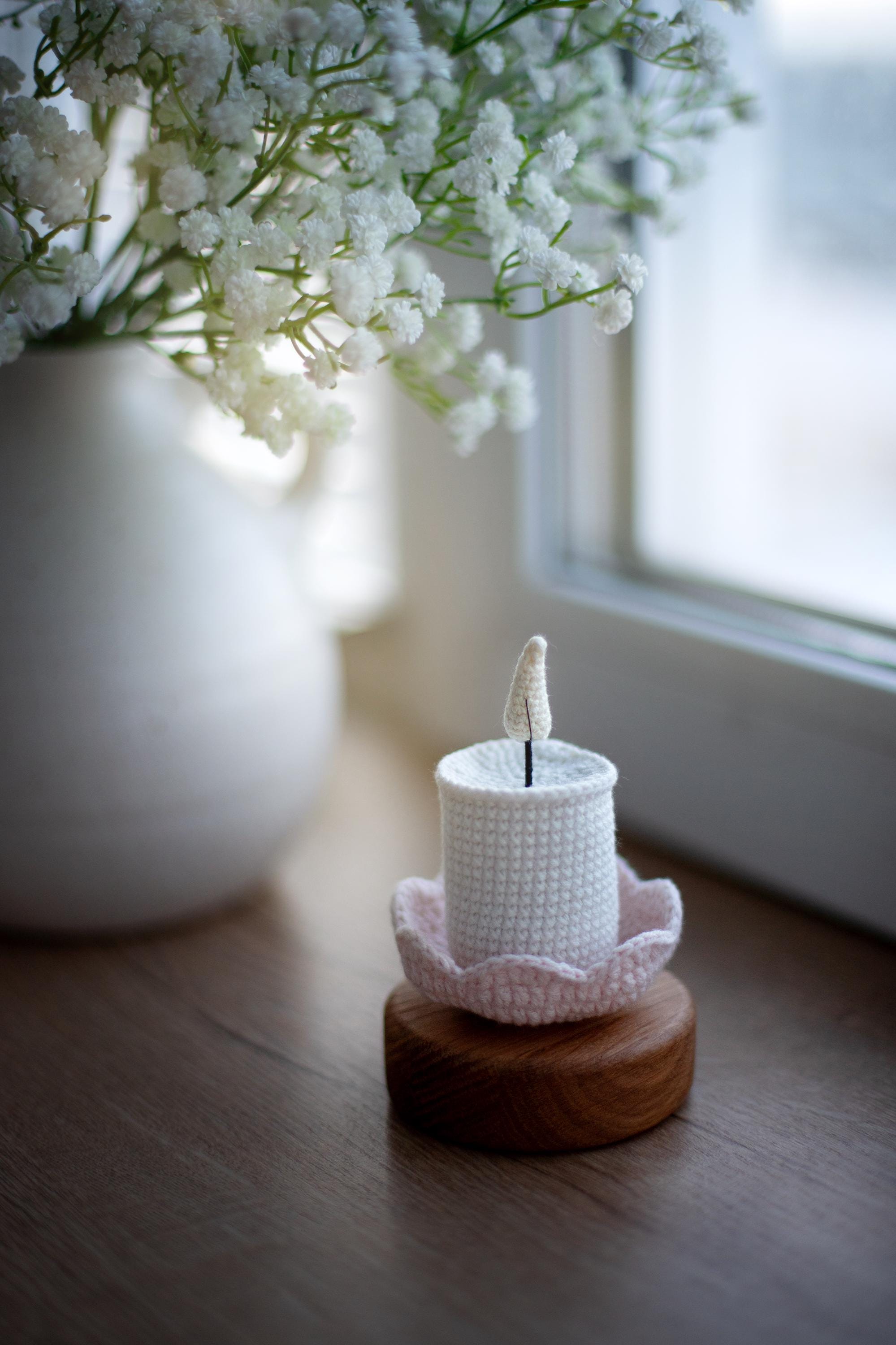 Crochet Spring Candle Holder Pattern, Amigurumi Decor (PDF Tutorial) - Etsy