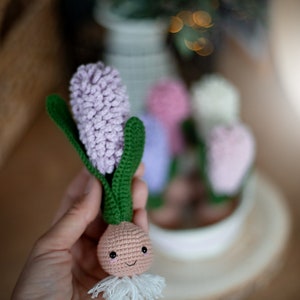 Amigurumi Hyacinth Crochet Pattern, Basket Decor (PDF Tutorial) - Etsy