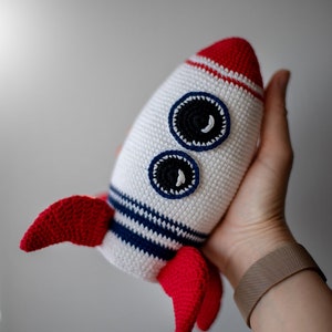 Amigurumi Pattern Crochet Rocket, Amigurumi Cosmonautics Day, Pattern ...
