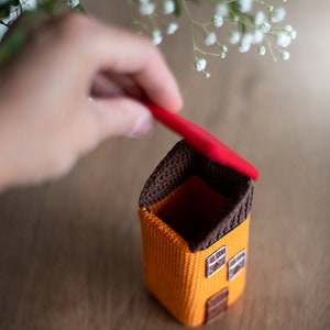 SET Amigurumi Pattern Crochet Small Houses, Houses for Decoration ...