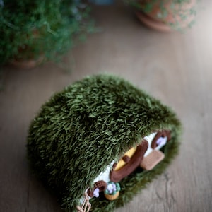 Amigurumi Crochet Pattern Hobbit House, Crochet Hobbit House, Crochet ...
