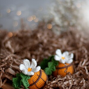 Crochet Pattern Barrel With Flower, Amigurumi Decorations, Decor Home ...