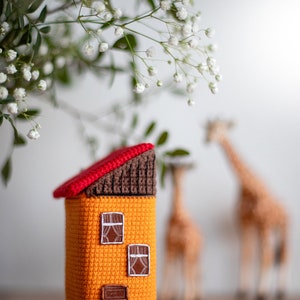 SET Amigurumi Pattern Crochet Small Houses, Houses for Decoration ...