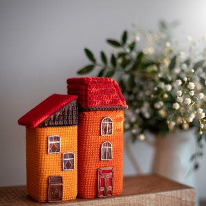 SET Amigurumi Pattern Crochet Small Houses, Houses for Decoration ...