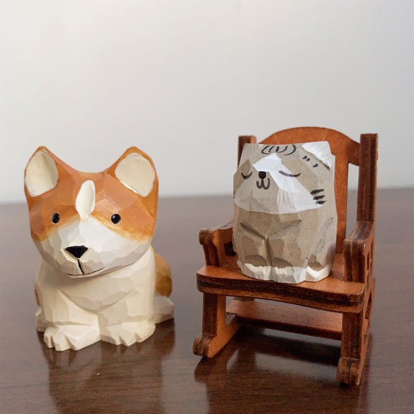 Corgi Statue - Etsy