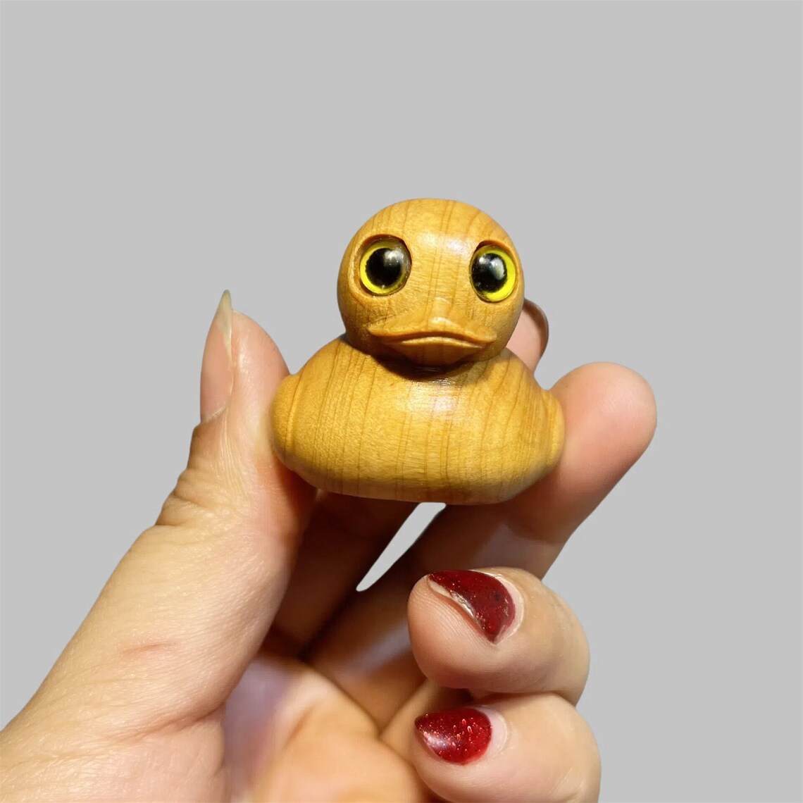 Hand-carved Wooden Duck, Duck Statue, Home Decor, Wooden Rubber Duck ...