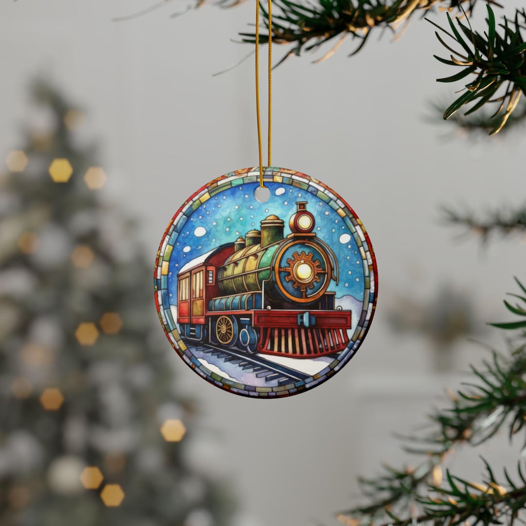 Train Christmas Ornaments, Train Ornament, Train Christmas Gift, Ornament Train, Gift for Her ...