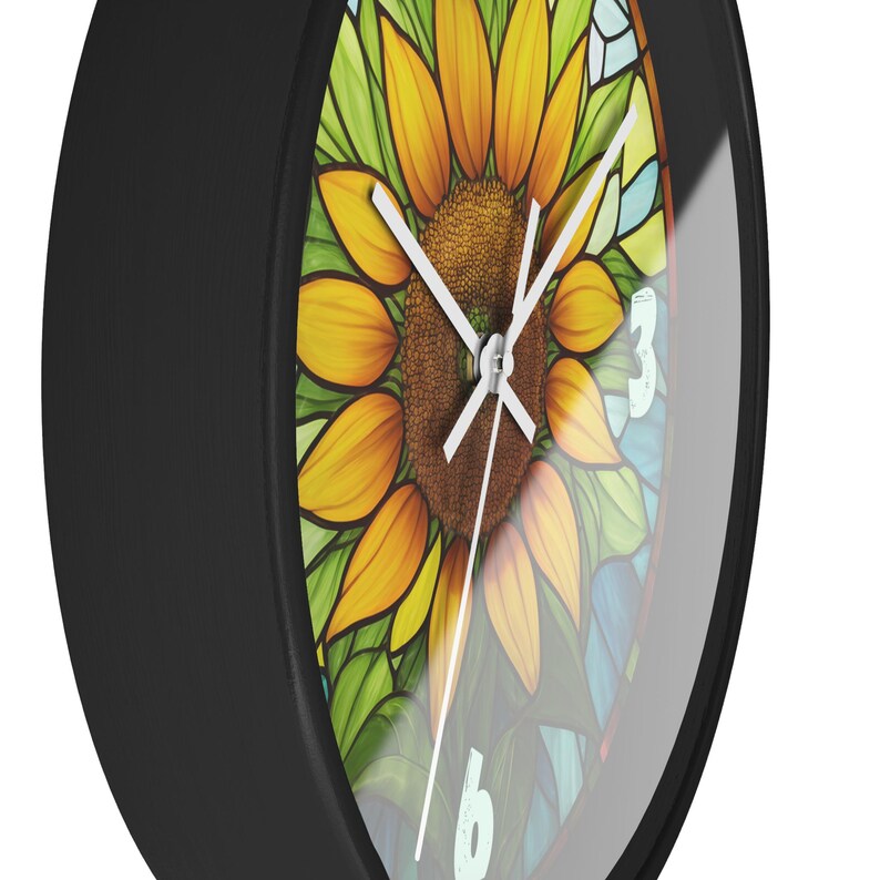 Sunflower Clock Gift Clock, Walls Clock Clock, Clock Wall Clocks, Clock ...