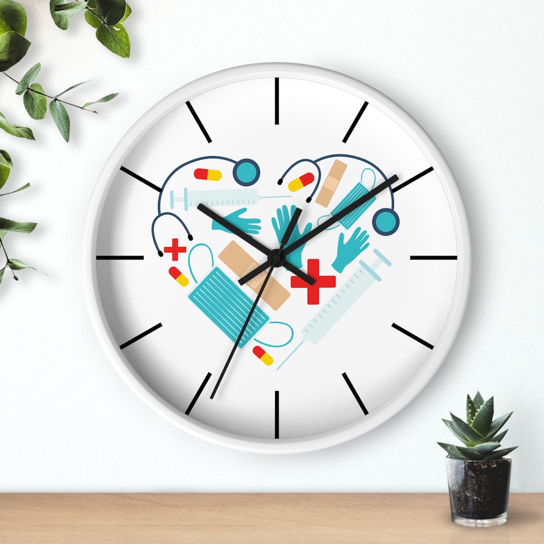 Nurse Clock Gift Clock, Walls Clock Clock, Clock Wall Clocks, Clock for ...