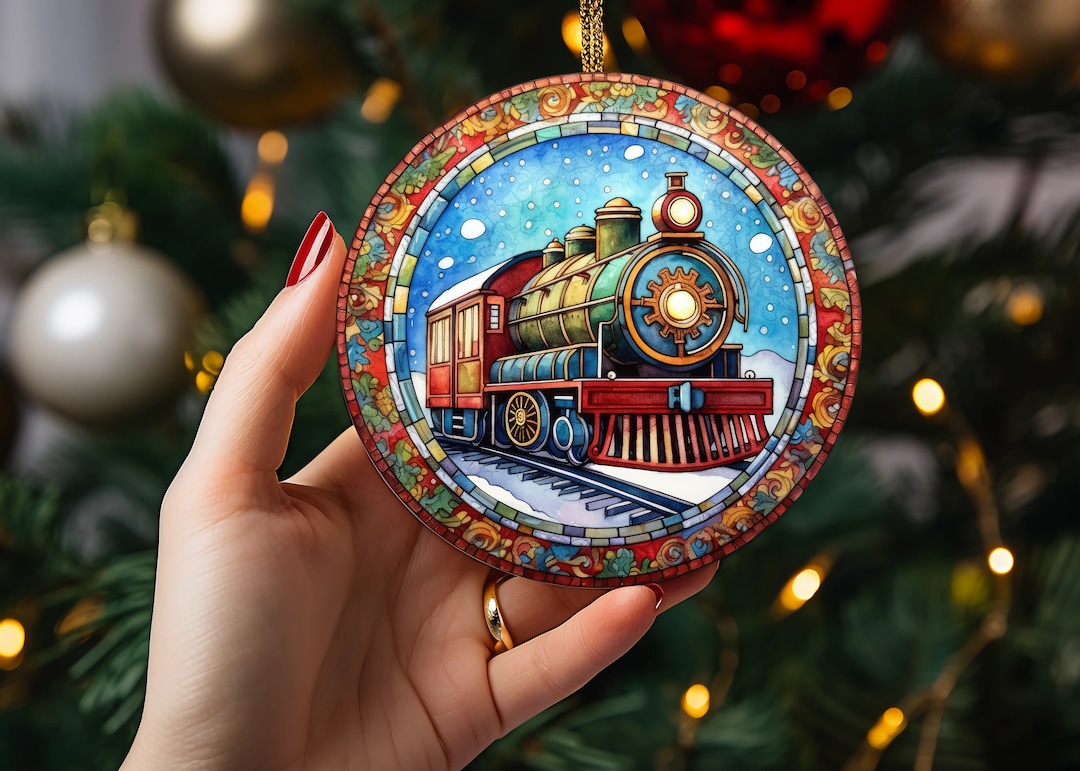 Train Christmas Ornaments, Train Ornament, Train Christmas Gift, Ornament Train, Gift for Her ...