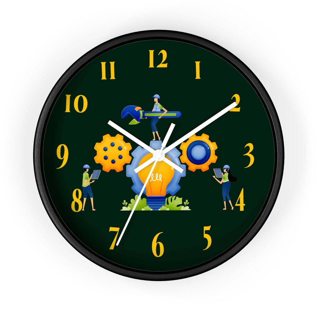 Engineering Clock Gift Clock, Walls Clock Clock, Clock Wall Clocks ...