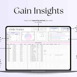 Order Tracker Spreadsheet, Small Business Order Manager Google Sheets ...