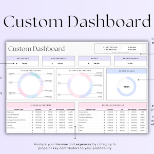 Easy Bookkeeping Spreadsheet Template for Photographer Videographer ...