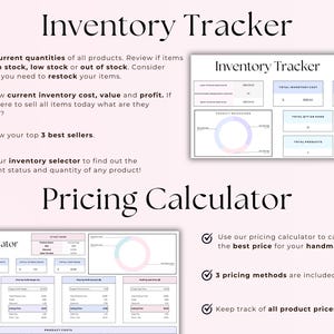 Small Business Bookkeeping Spreadsheet, Handmade Business Google Sheets ...