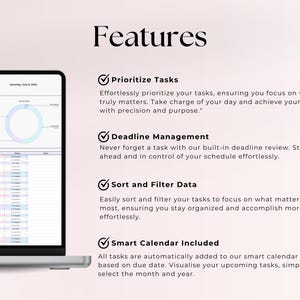 Task Tracker Spreadsheet Template, Task Management Google Sheets, To-do ...