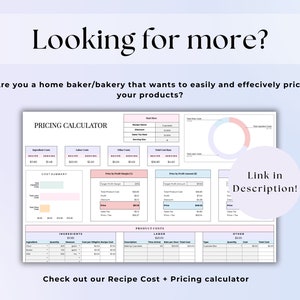 Order Tracker Spreadsheet, Home Baker Business Order Log Template ...